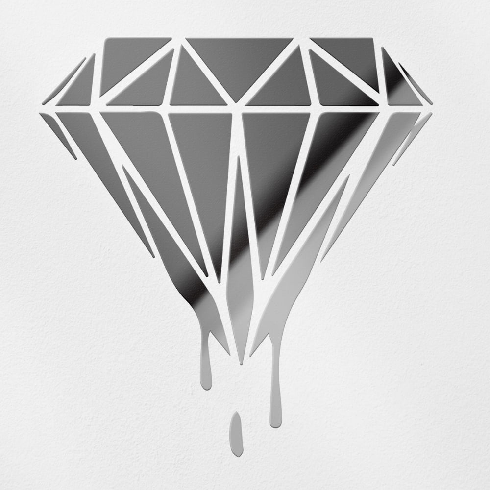 Transparent Decal Stickers Of Holodiamond Drip Dripping Diamond Drip ...