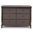 Delta Children Universal 6 Drawer Dresser with Interlocking Drawers ...