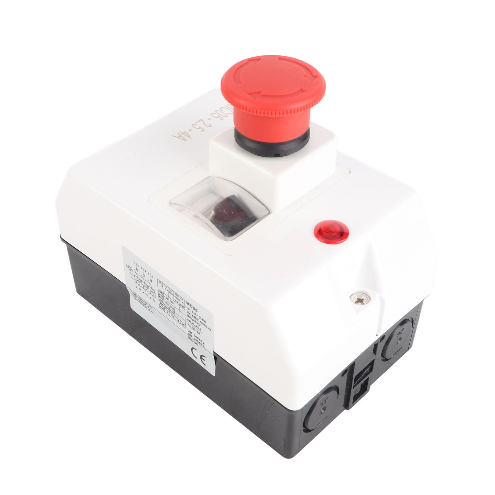 Disyuntor De Motor, Lámpara De Señal De Interruptor Protector De Motor A Prueba De Agua IP55 ...