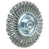 Vortec Pro® Knot Wire Wheel, 4 in D x Narrow W, .02 in Carbon Steel ...