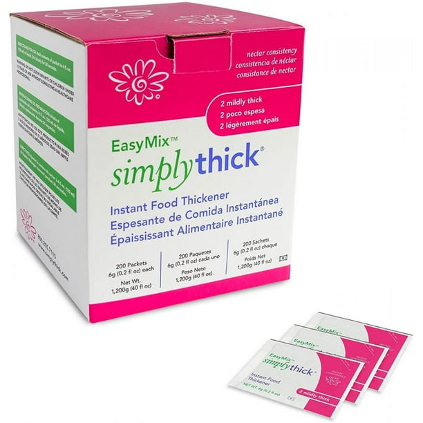 SimplyThick Easy Mix Food and Beverage Thickener, Unflavored Gel ...