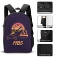 3PCS Back T0 Movie Future Backpack Set Large Capacity Bookpacks With ...