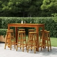vidaXL Bar Stool Bar Seat Counter Height Stool for Pub Kitchen Solid ...
