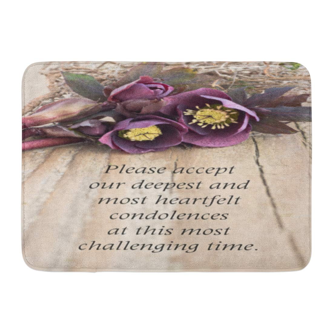 GODPOK Condolence with Dark Christroses Please Accept Our Deepest and ...