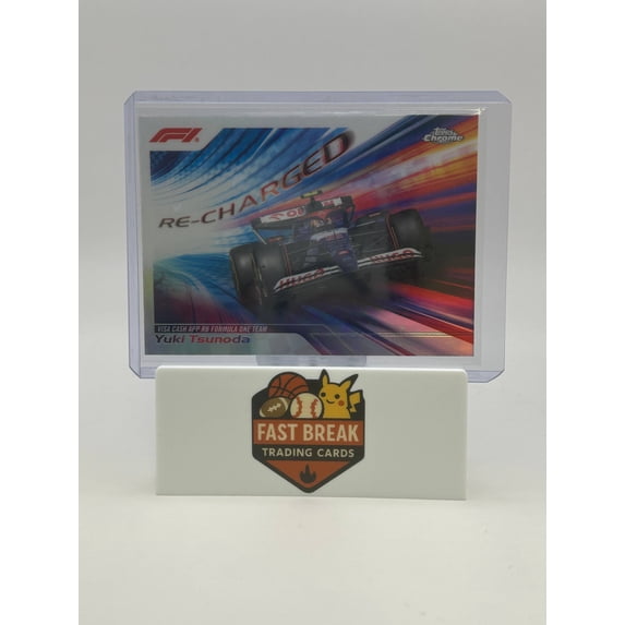 Collectible 2024 Topps Chrome Formula 1 Re Charged RECH-17 Yuki Tsunoda ...