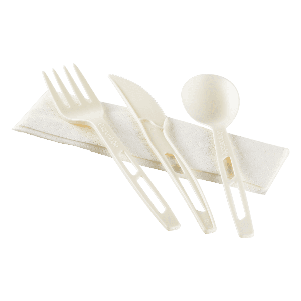 Karat Earth CPLA Compostable Cutlery Kits (Knife, Fork, Tea Spoon, 2 ...