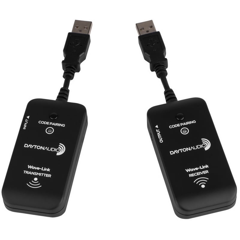 Dayton Audio Wave-Link WLS System 2.4 GHz Full Range Wireless Audio ...