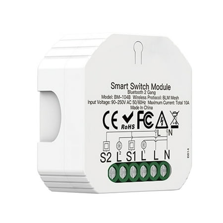 Sarkoyar Light Switch Module No Network Required Compact Size Voice ...