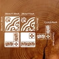 3Pcs 3 Styles PET Hollow Out Drawing Painting Stencils for DIY ...