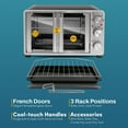 "Elite Gourmet ETO2530M Double French Door Convection Toaster Oven ...