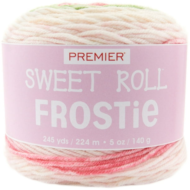 Premier Yarns Sweet Roll Frostie Yarn-Strawberry Shortcake - Walmart.com