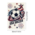 12x18 Inch Soccer Match Linen Garden Flag, Sports Event Yard Banner ...