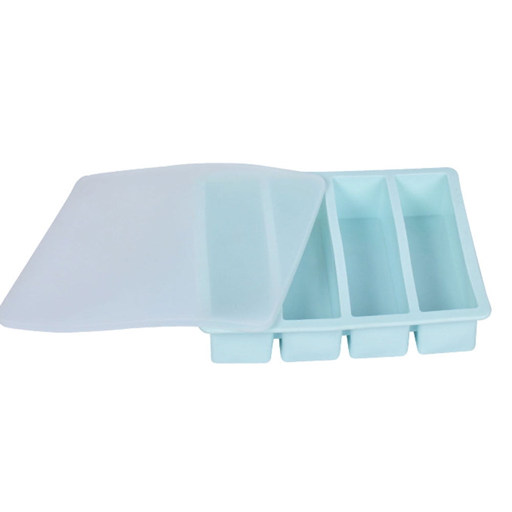 Silica gel ice cube mold with detachable cover can be reused, without ...