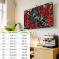 Christmas Elastic Indoor TV Cover 40" Dust Protector, Stretch Fabric ...