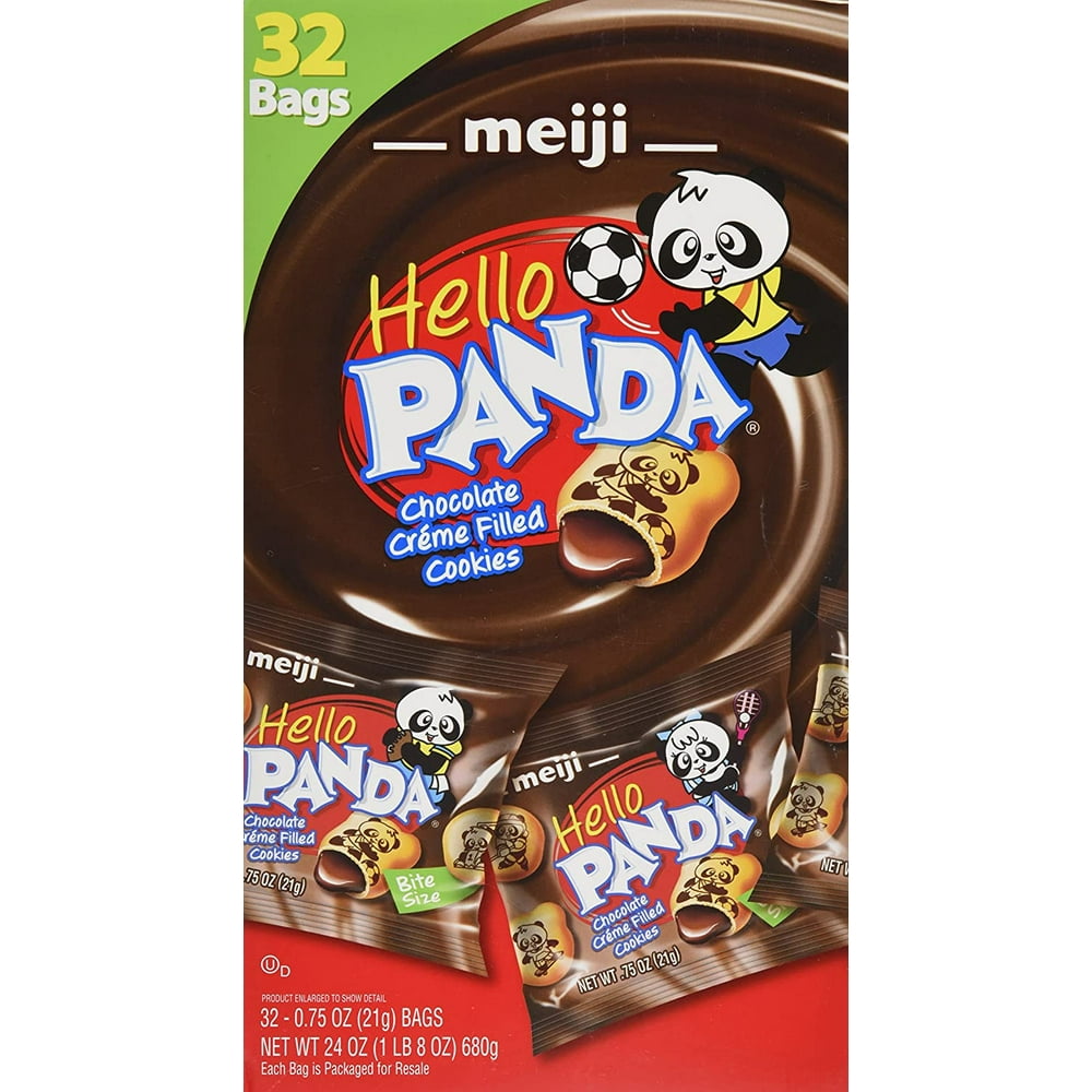 Meiji Meiji Hello Panda Cookies, 32 ea - Walmart.com - Walmart.com