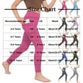 ATOGUTA Girls Pants Leggings Kids Dance Running Yoga Pants Workout ...