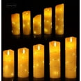CHE-flameless Candle, with Embedded String Lights, 5-Piece LED Candles ...