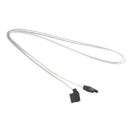 Supermicro - SATA cable - SATA (F) to SATA (F) - 2.3 ft - right-angled ...