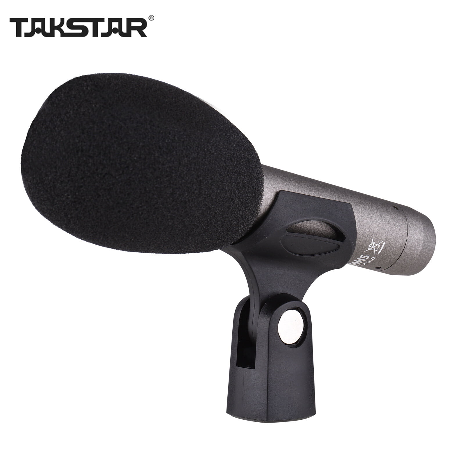 TAKSTAR Micrófono condensador TAKSTAR CM-60, patrón cardioide, conexión XLR, alimentación ...
