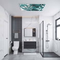 1 Pcs Summer Tropical Fluorescent Light Covers Abstract Grey White ...