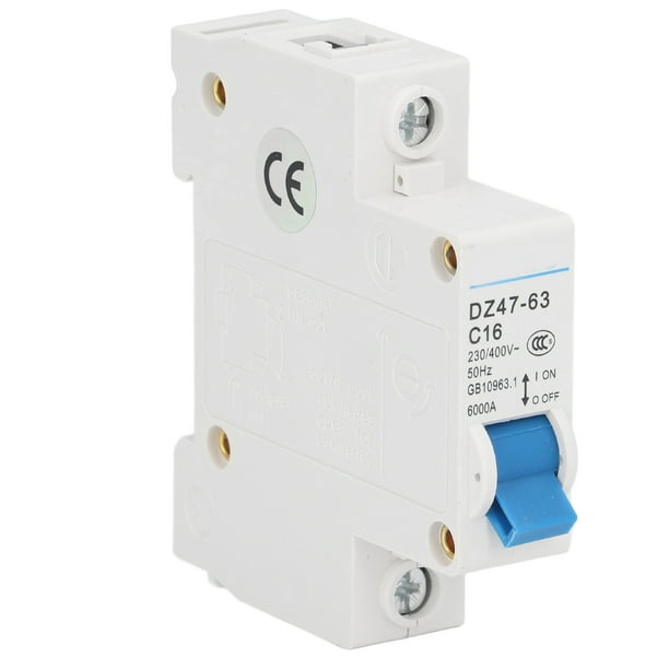 DIN Rail Mount Circuit Breaker,1P Miniature Circuit Breaker Circuit ...
