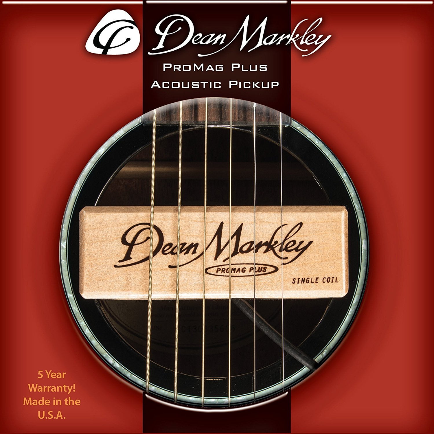 Dean Markley DM3010 ProMag Plus Acoustic Guitar Pickup - Walmart.com
