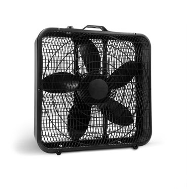 "Lasko 20"" Metal Blade Box Fan, 3 Speeds, Weather-Resistant, Portable ...