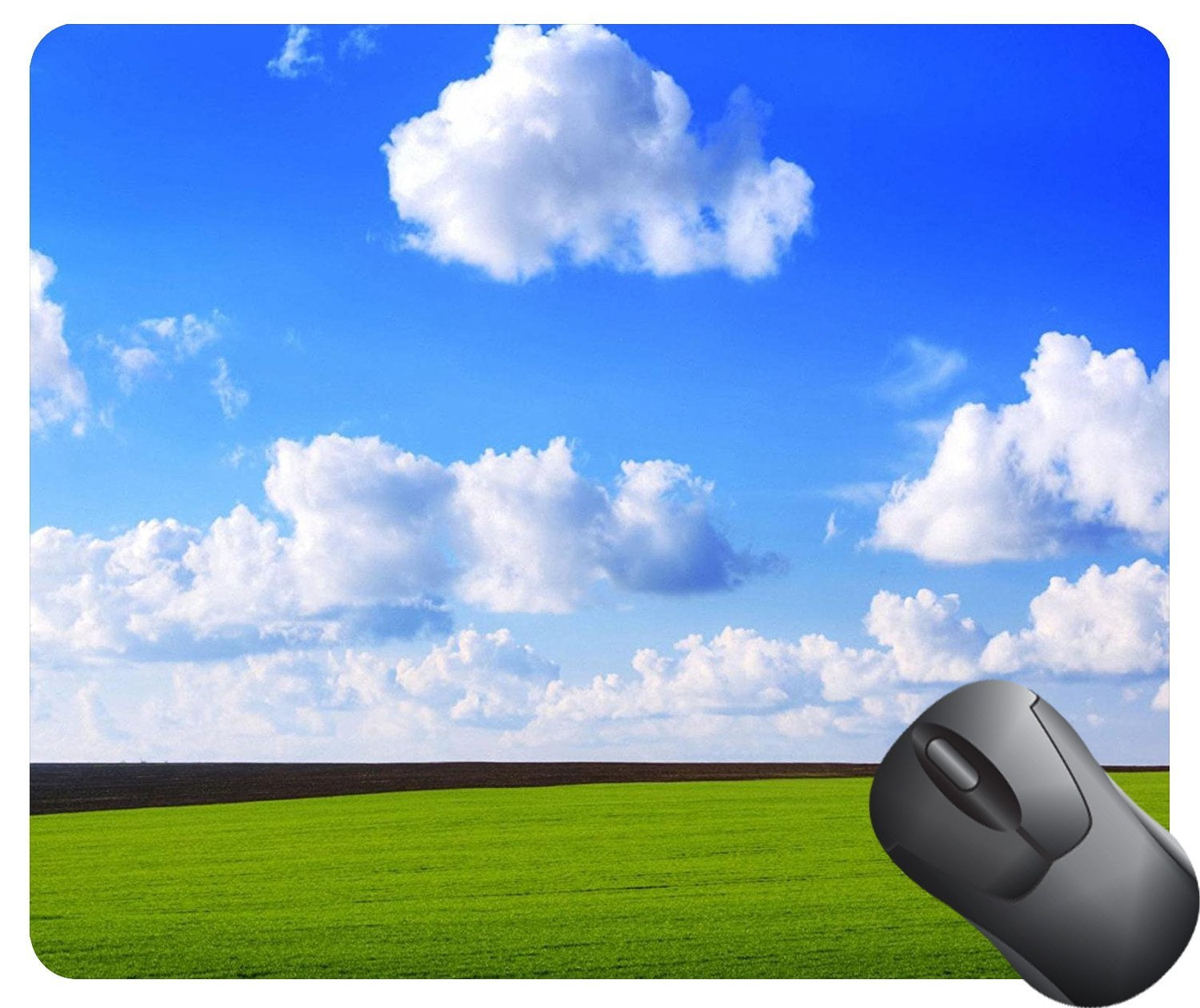 POPCreation Wheat field against blue sky with white clouds Agriculture ...
