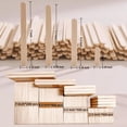 1500 Pcs Wooden Craft Sticks Set, MultiSize, Multi Purpose, Ice Cream ...