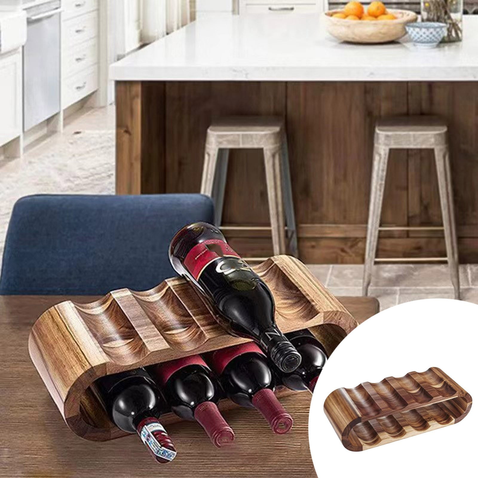 Click here for Hbdhejl Wooden Red Wine Rack Desktop Wine Double L... prices