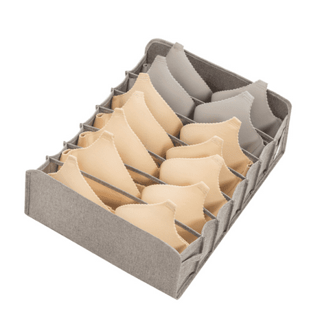 Bra Organizer - Closet Underwear Drawer Bra Divider Storage Box ...