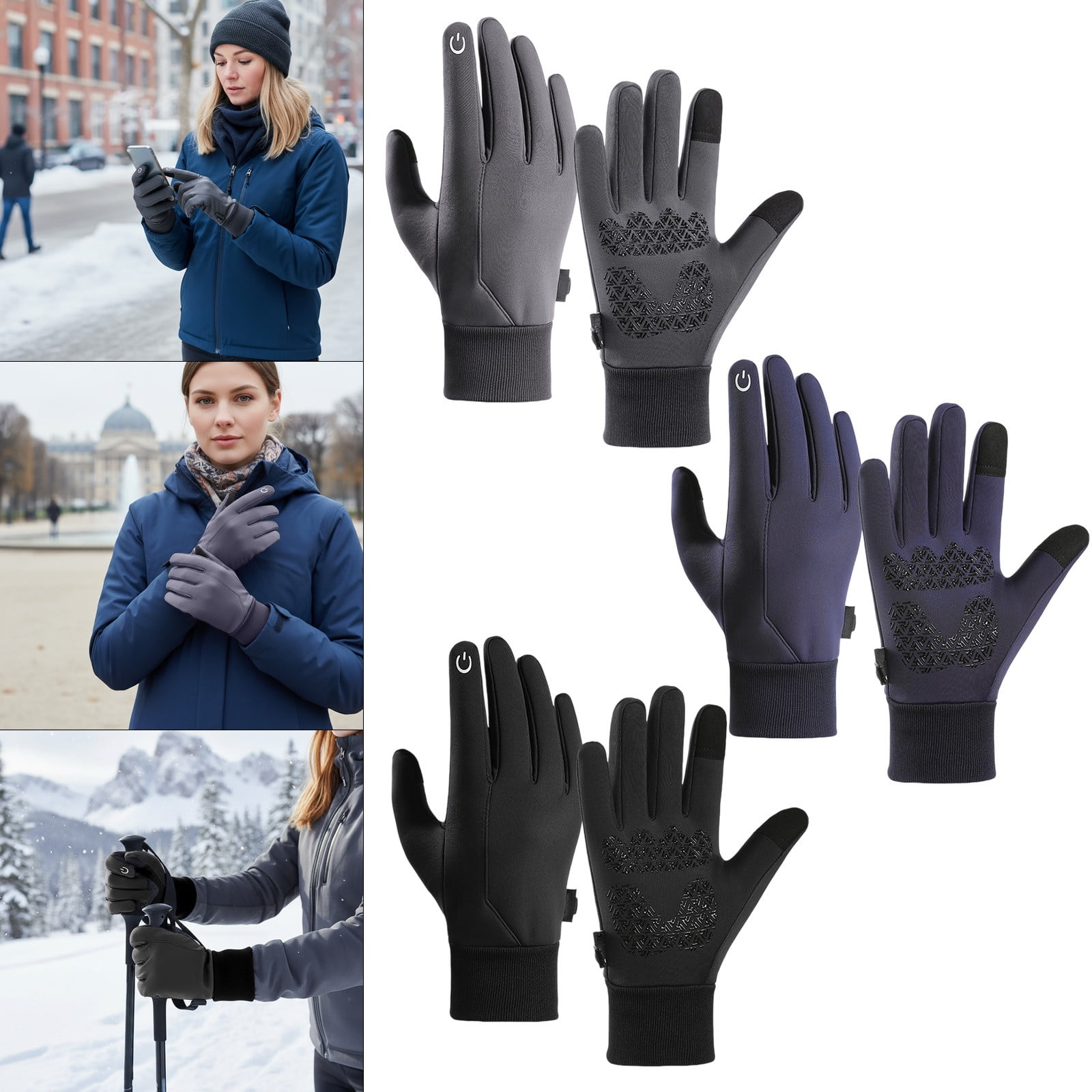 Click here for Qfl Winter Gloves 2pcs waterproof Snow Gloves10.04... prices