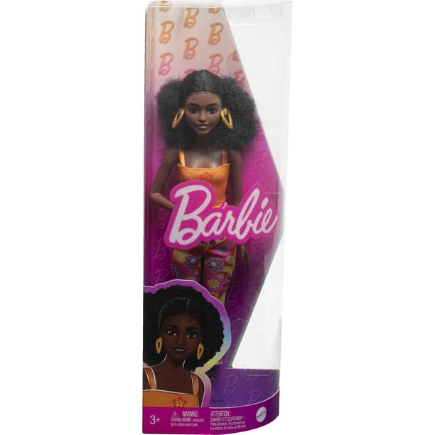 Barbie Doll, Curly Black Hair and Petite Body, Barbie Fashionistas ...
