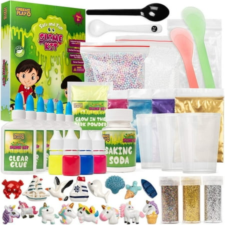 Slime Kit for Girls and Boys - The Ultimate 56 Piece Slime Kit Slime ...