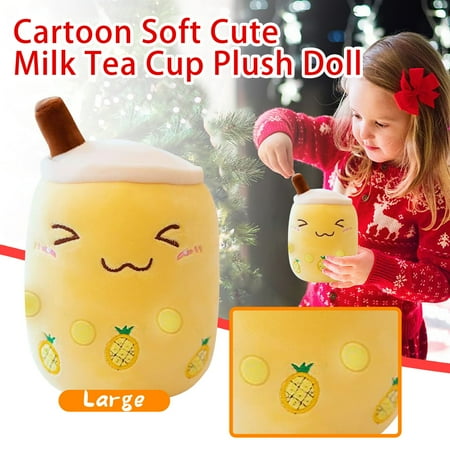 ESSSUT Toys Under $5 Cartoon Soft Cute Milk Tea Cup Plush Doll（35Cm ...
