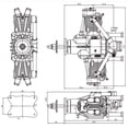 Saito Engines FG-41TS 41cc 4-Stroke Gas Twin-Cylinder Engine SAIEG41TS ...