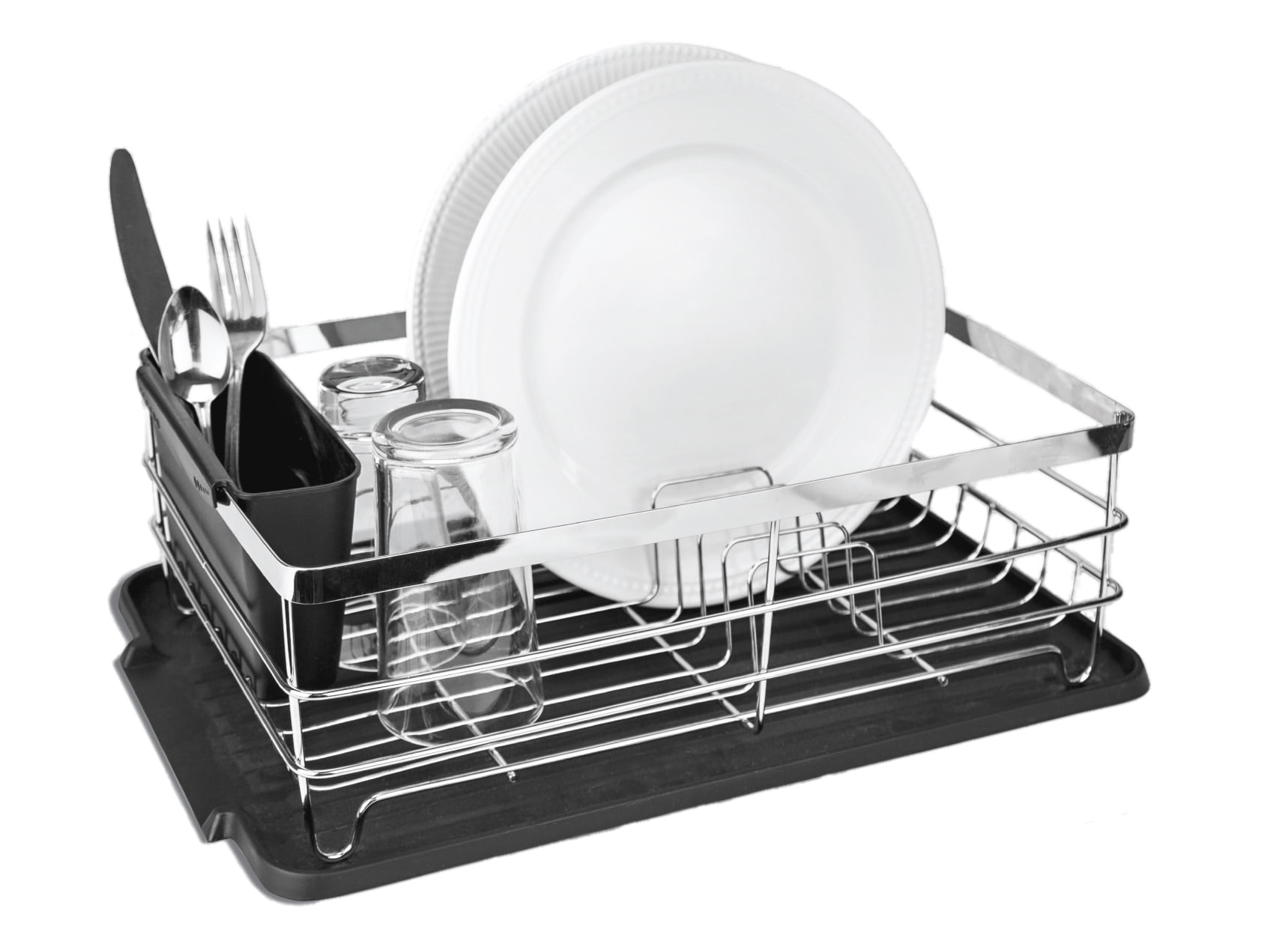 Cuisinart 3 Piece Stainless Steel Dish Drying Rack Set Includes Wire