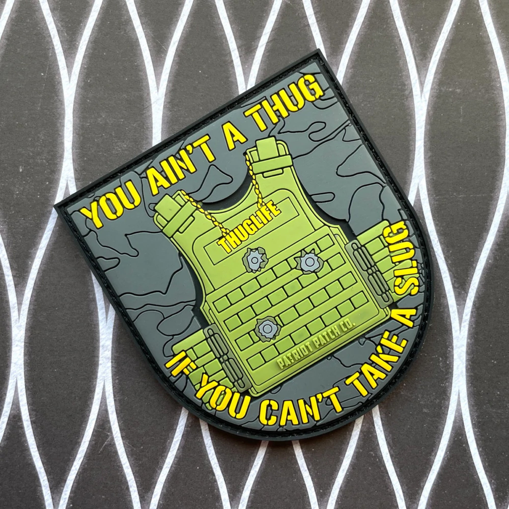 Patriot Patch Co. - Slug Life - Thug Life - Patch - Walmart.com