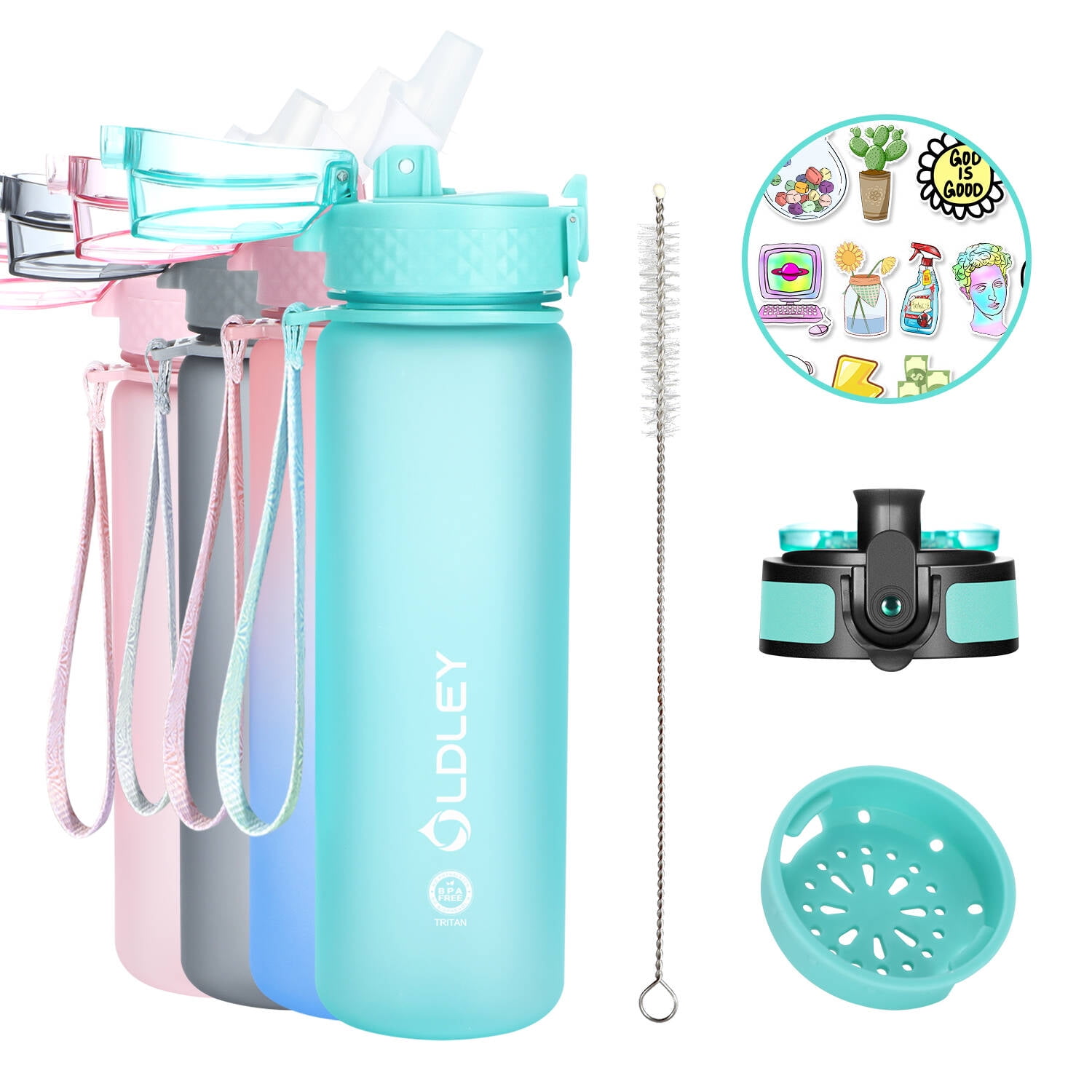 Click here for Oldley Kids Water Bottle For School  17 Oz (Straw... prices