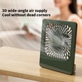 Square USB Plug in Desk Fan Portable Handheld Powerful Cooling Fan ...