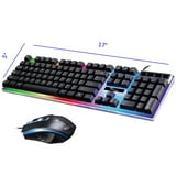 SANOXY USB Wired G21 104 Keys Full Size Keyboard Combo Mouse w ...