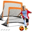 Sports Kids Mini Soccer Goal Set - Backyard/Indoor Mini Net- Portable ...
