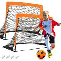 Sports Kids Mini Soccer Goal Set - Backyard/Indoor Mini Net- Portable ...