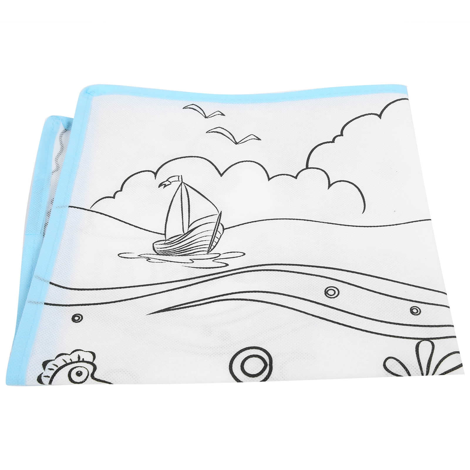 Tbest Reusable Kids Reusable Doodle Drawing Cloth Mat Baby Erasable ...