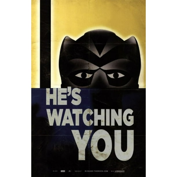 KIckass He's Watching You -Style Movie Poster (11 x 17) - Walmart.ca