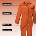 ACTIVE UNIFORMS Overall Workwear Men Long Sleeve Coveralls (Orange ...