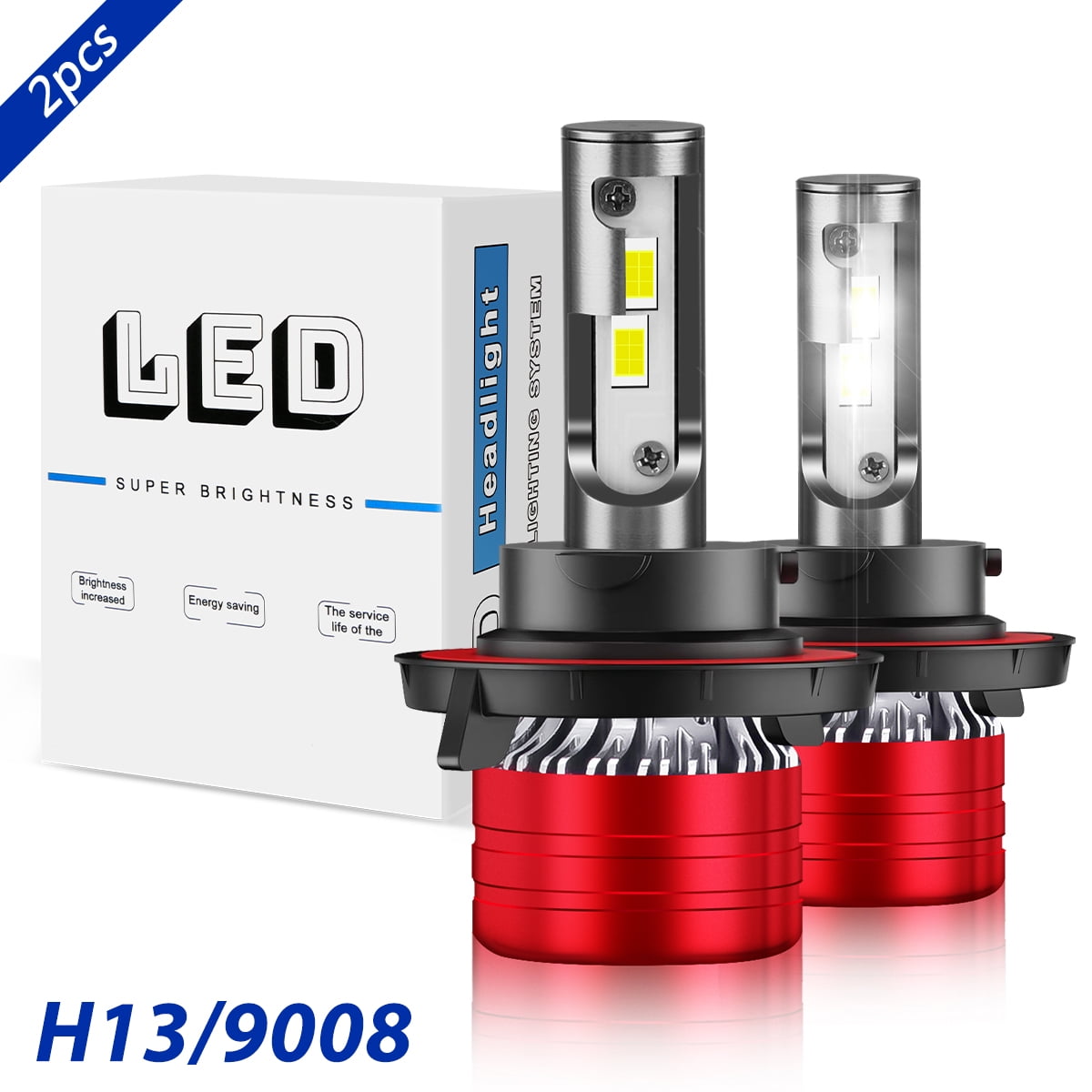 LED Headlight Bulbs for 2004-2014 Ford F-150 High Low Beam 12000LM ...