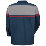 Red Kap Men's Long Sleeve Performance Tech Shirt - Walmart.com