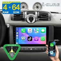 Asure 12.3" Android 15 Radio 4+64GB Car Stereo for Smart Fortwo lll ...