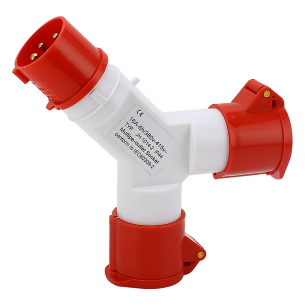 Industrial Plug PA66 Insulated Shell 1 In 2 Out Waterproof Explosion ...